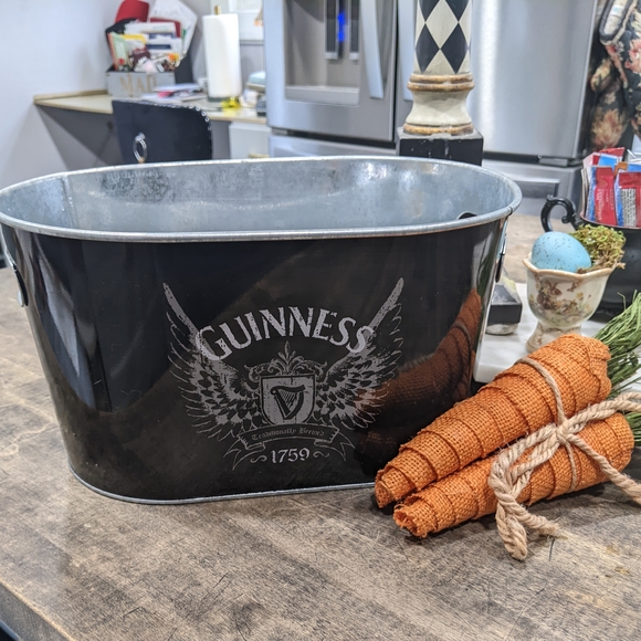 Guinness | Accents | Guinness Black Metal Ice Bucket | Poshmark